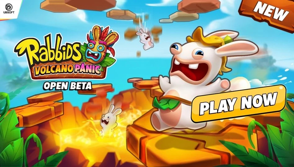 Rabbids: Volcano Panic 🕹️ Juega gratis en Play123